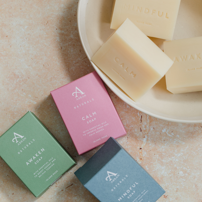 Awaken Mint & Eucalyptus Natural Soap Bar – ARRAN Sense of Scotland