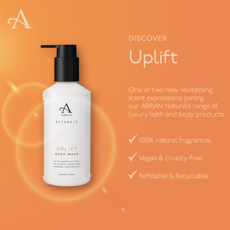 Uplift Bergamot & Grapefruit Natural Soap Bar – ARRAN Sense of Scotland
