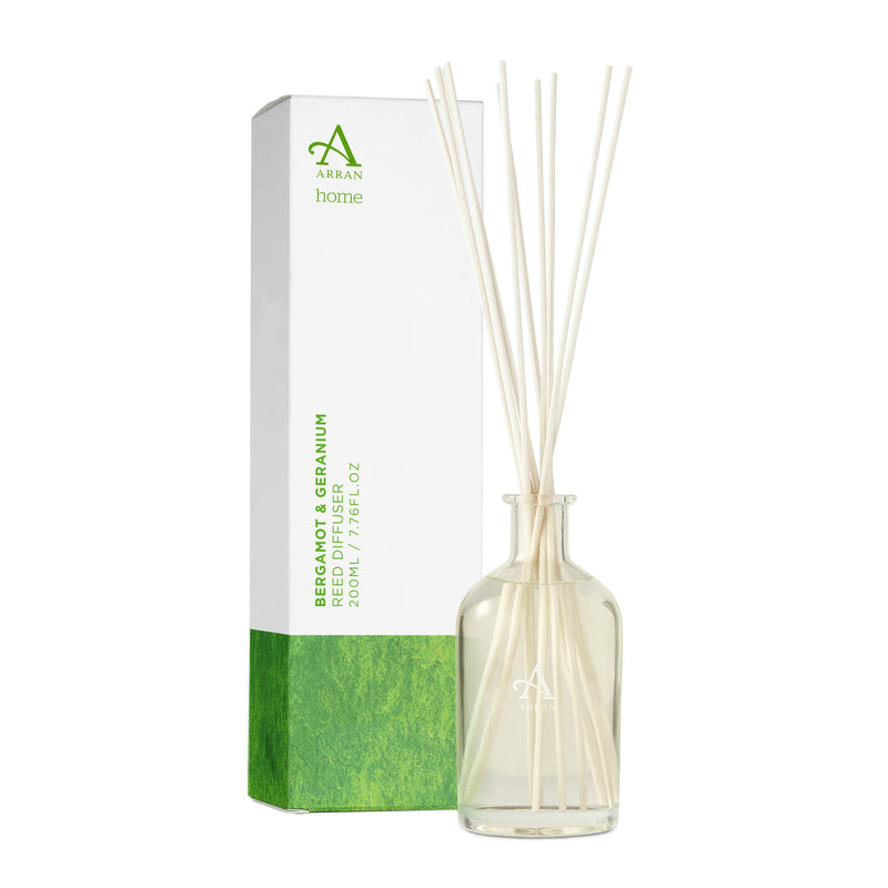 Bergamot & Geranium Reed Diffuser | Made in Scotland – ARRAN Sense of ...