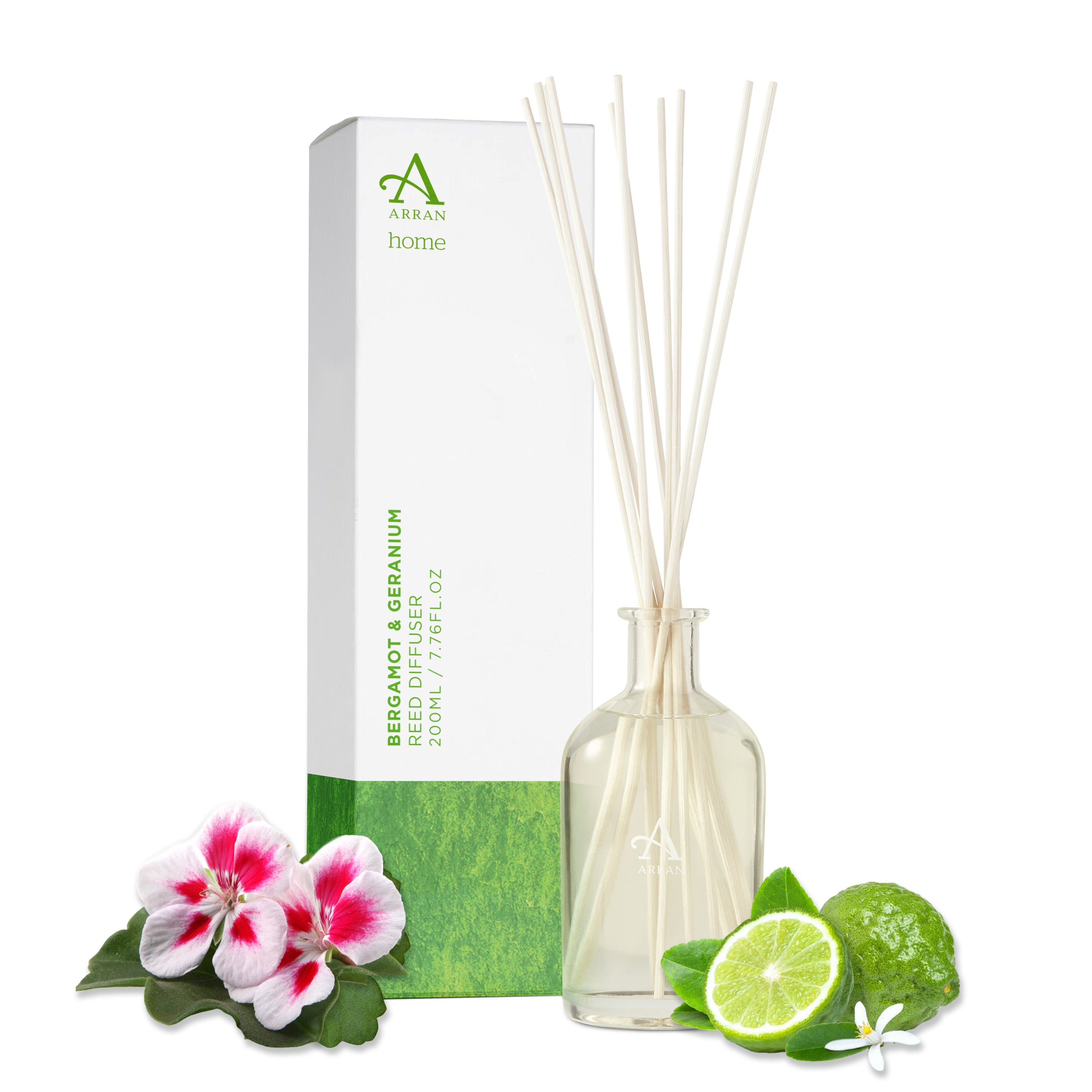 Bergamot & Geranium Reed Diffuser | Made in Scotland – ARRAN Sense of ...