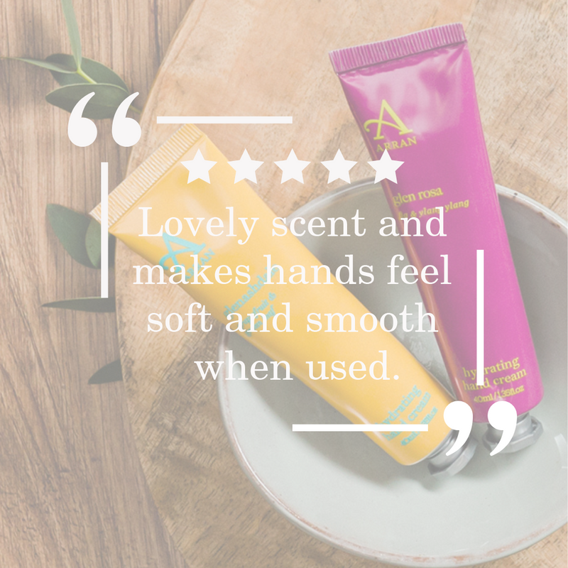 Glenashdale Hydrating Hand Cream 40ml - Grapefruit & Green Leaf – ARRAN ...