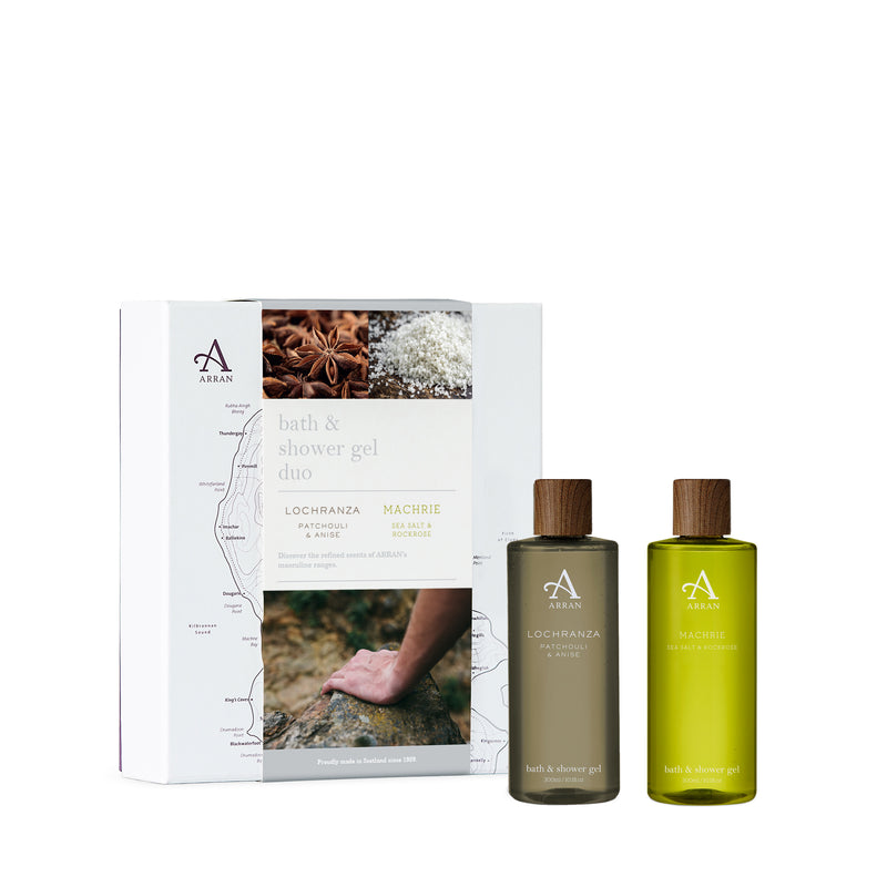 Men's Bath & Shower Gel Gift Set - Machrie & Lochranza – ARRAN Sense of ...