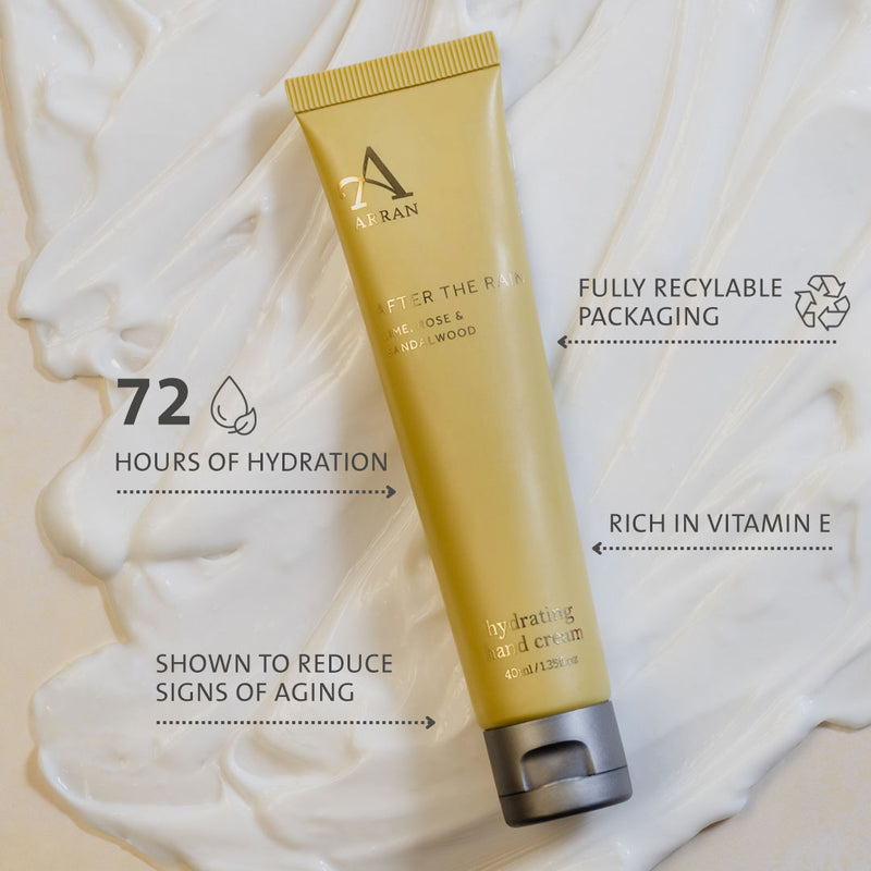 After the Rain 40ml Hydrating Hand Cream | ARRAN – ARRAN Sense of Scotland