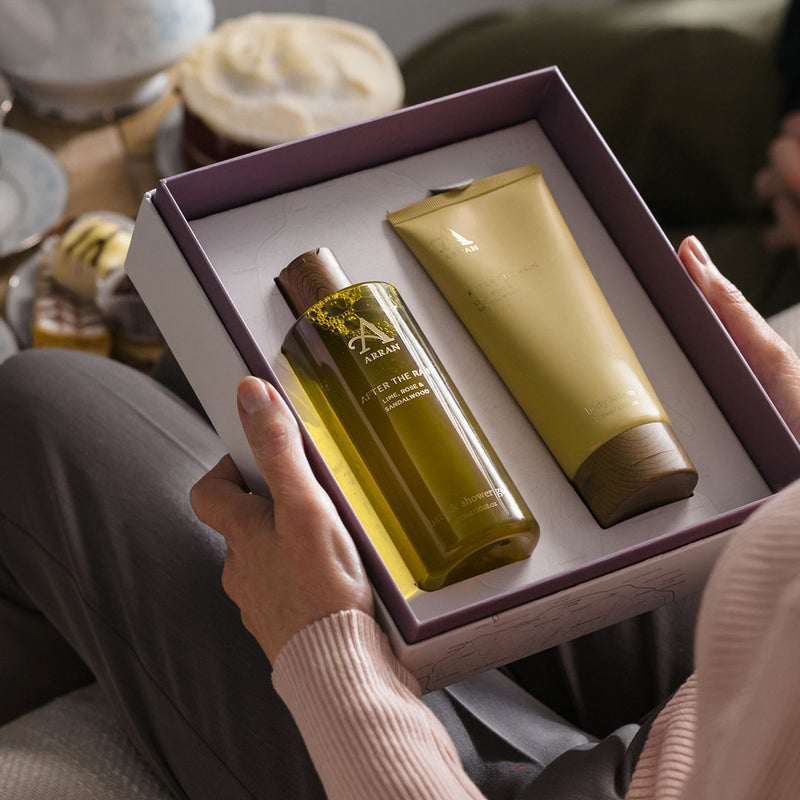 After the Rain Body Care Gift Set - Lime, Rose & Sandalwood – ARRAN ...