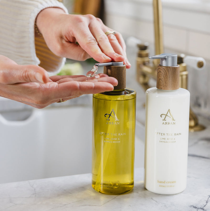 After the Rain 300ml Hand Wash - Lime, Rose & Sandalwood – ARRAN Sense ...