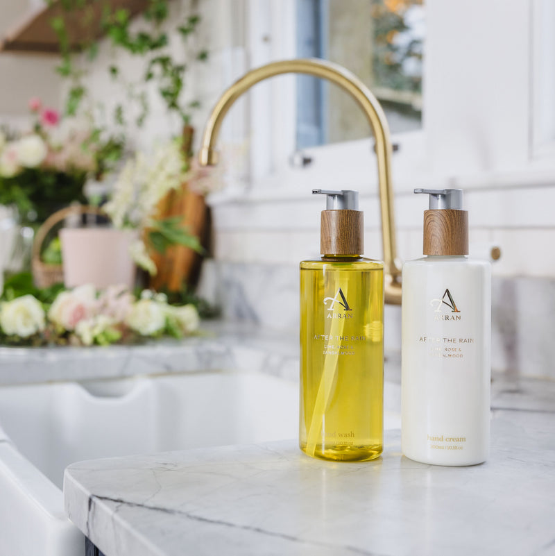 After the Rain 300ml Hand Cream - Lime, Rose & Sandalwood – ARRAN Sense ...