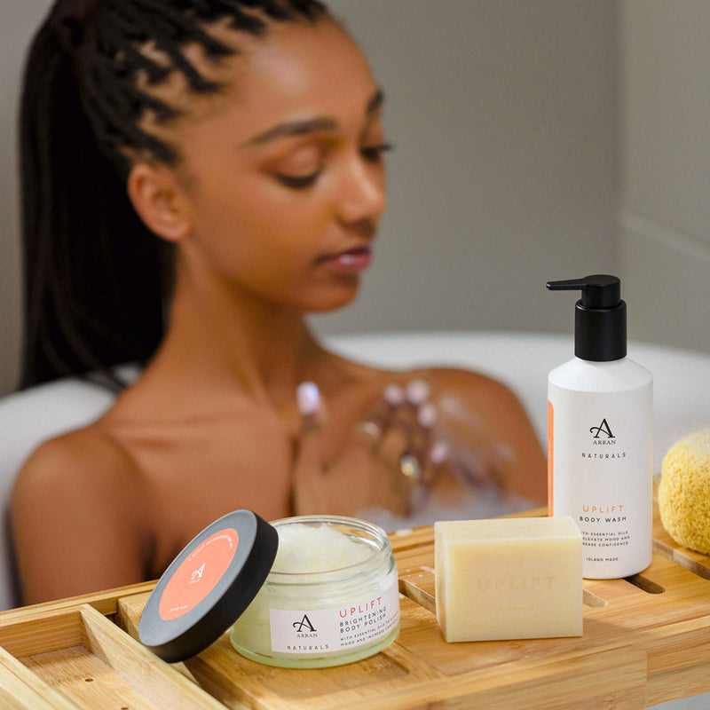 Uplift Bergamot & Grapefruit Natural Soap Bar – ARRAN Sense of Scotland